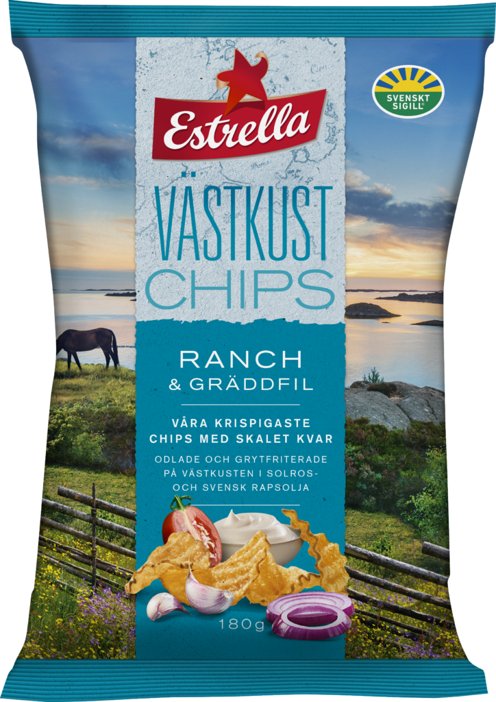 Västkustchips Ranch & Gräddfil - Estrella